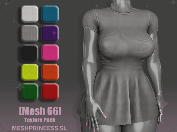 Second Life Marketplace - [MeshPrincess TEXTURE PACK] [MESH 66]